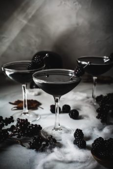 15 Pitch Black Cocktails | Outside The Wine Box