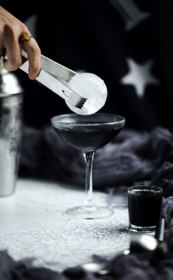 15 Pitch Black Cocktails For Spooky Season | Outside The Wine Box