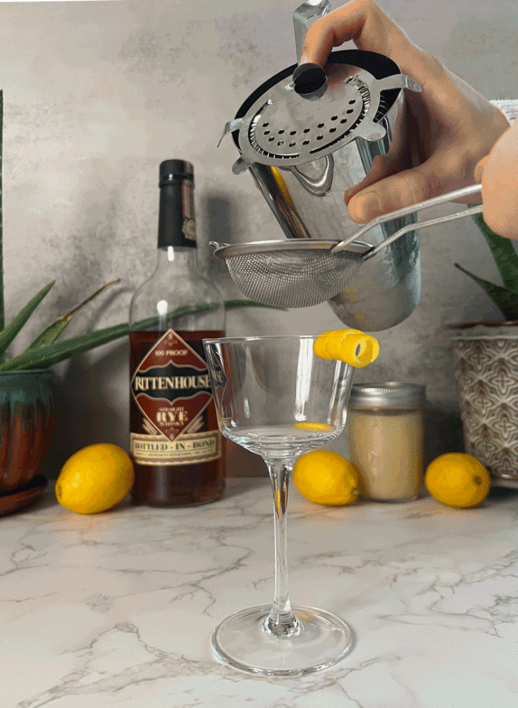 How to Double Strain a Cocktail | Outside The Wine Box